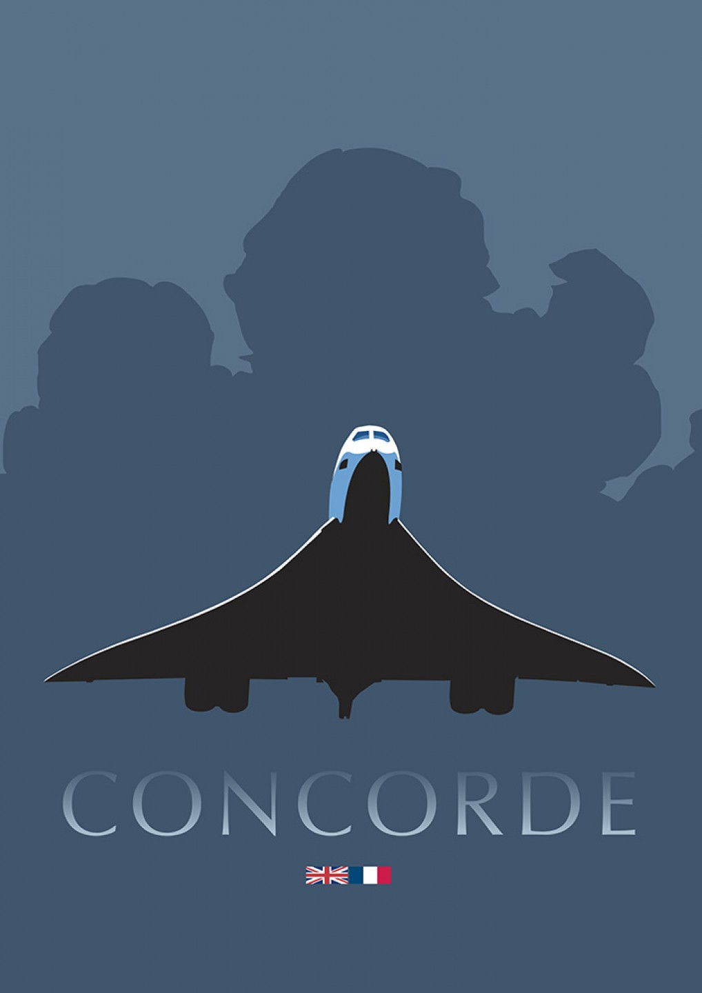 Concorde Greetings Card