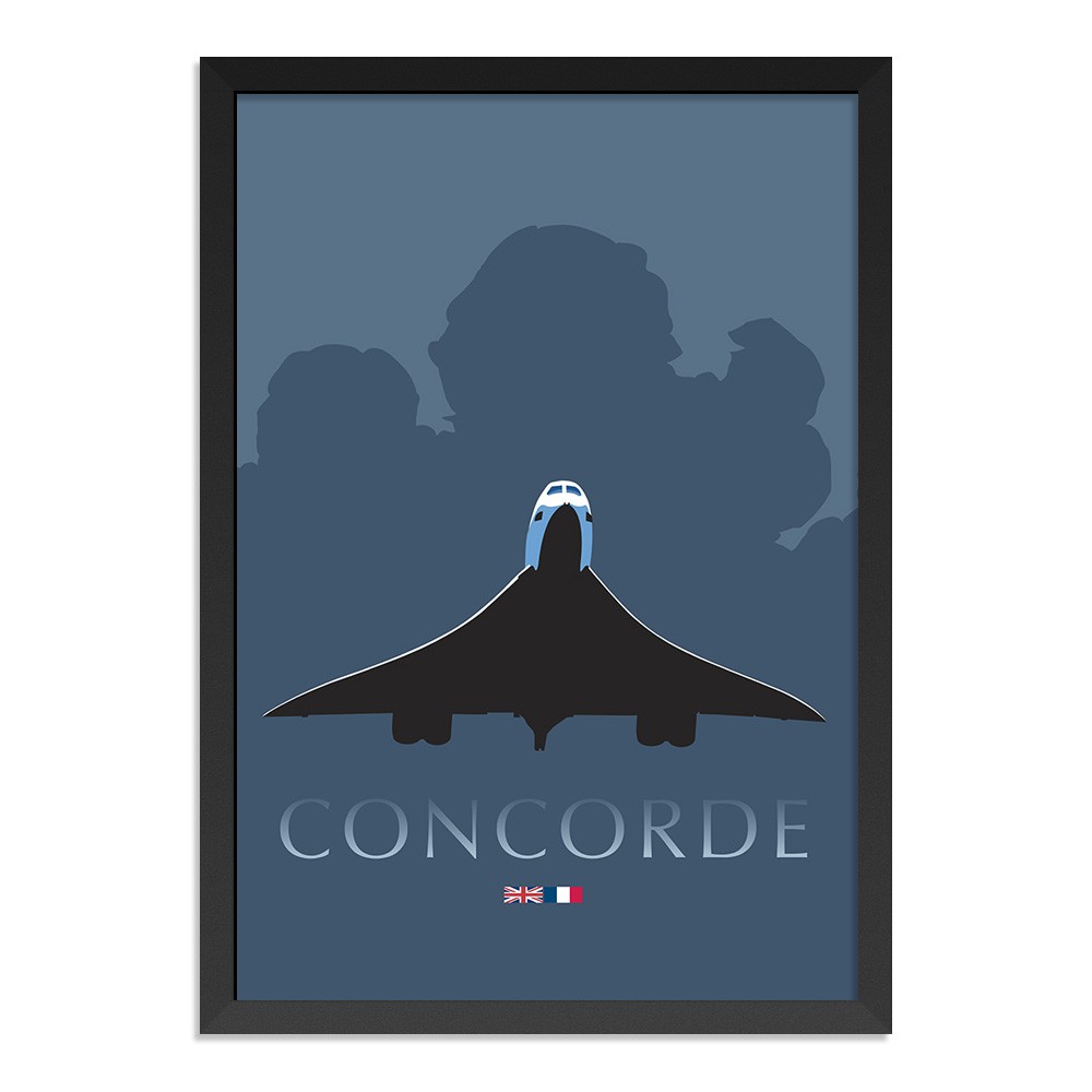 Concorde Print Framed