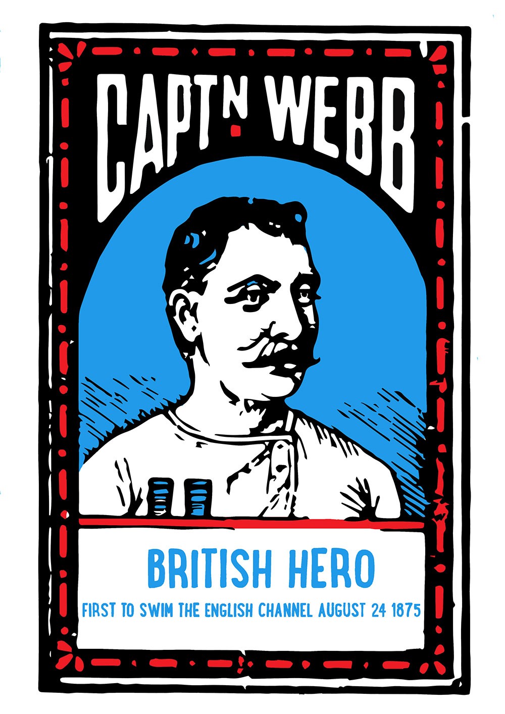 Captain Webb Print