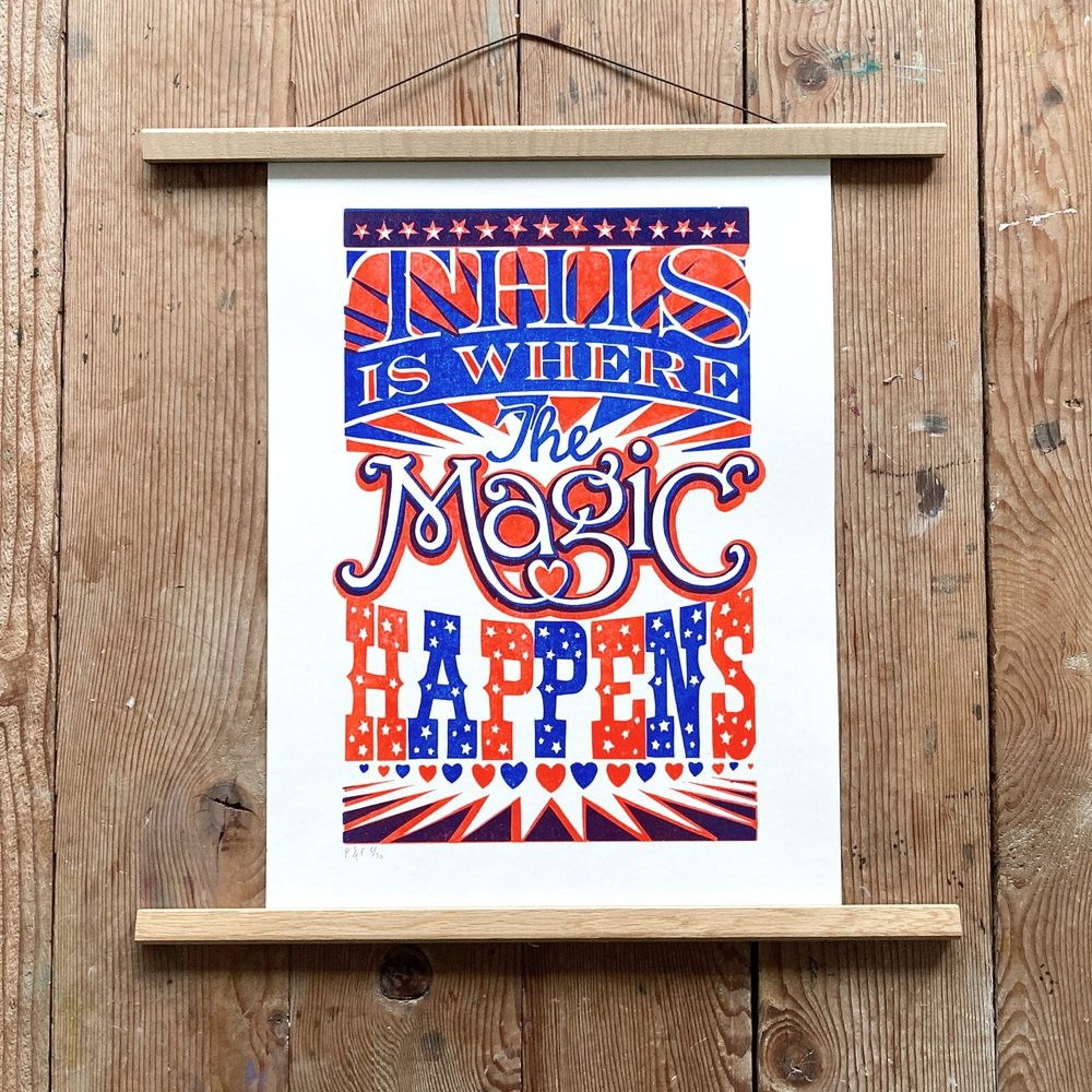 This Is Where The Magic Happens Print