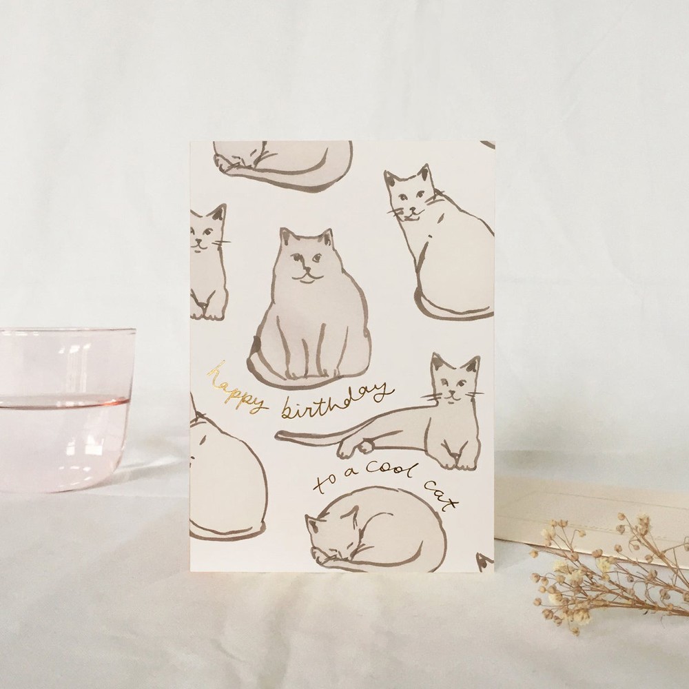 Birthday Cats Card