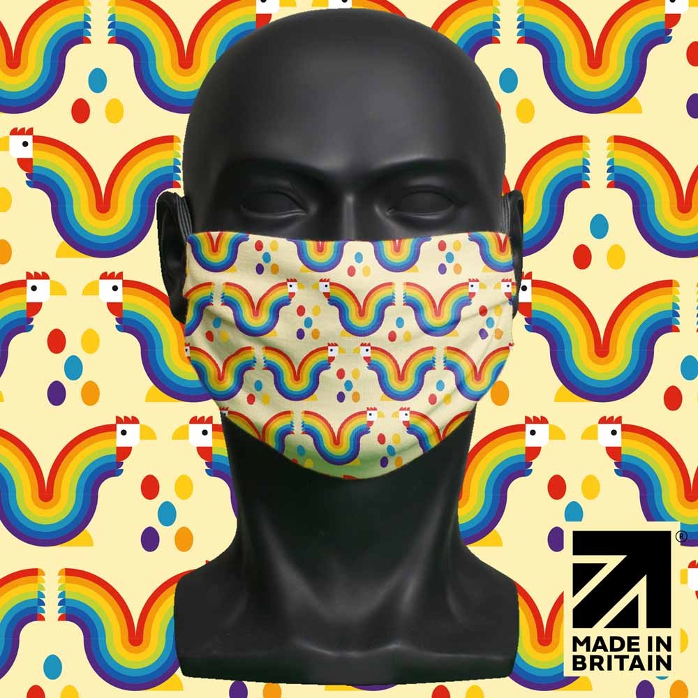 Rainbow Chicks Face Mask