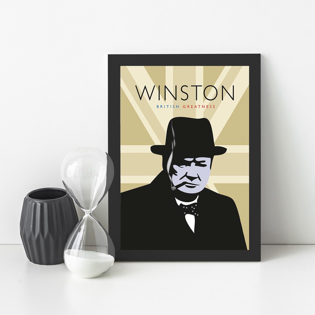 Winston Print Framed