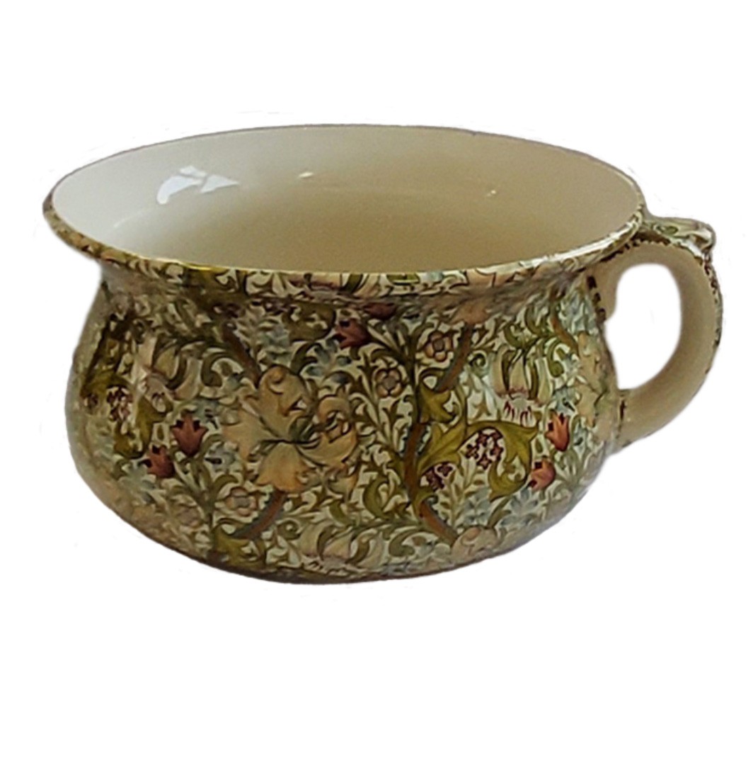 William Morris Golden Lilly Chamber Pot