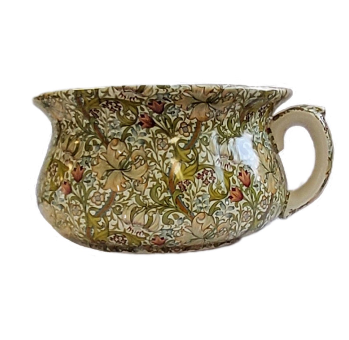 William Morris Golden Lilly Chamber Pot