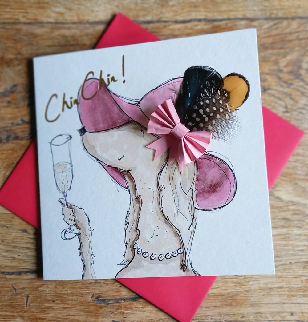 Chin Chin Birthday Card