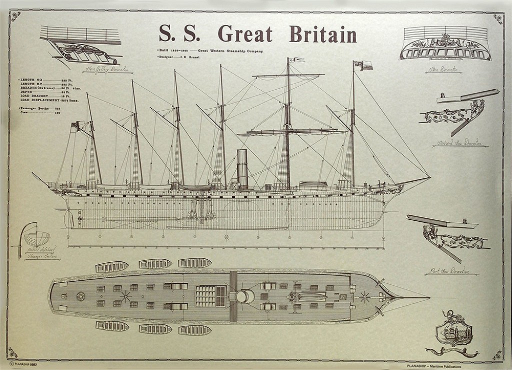 SS Great Britain Print