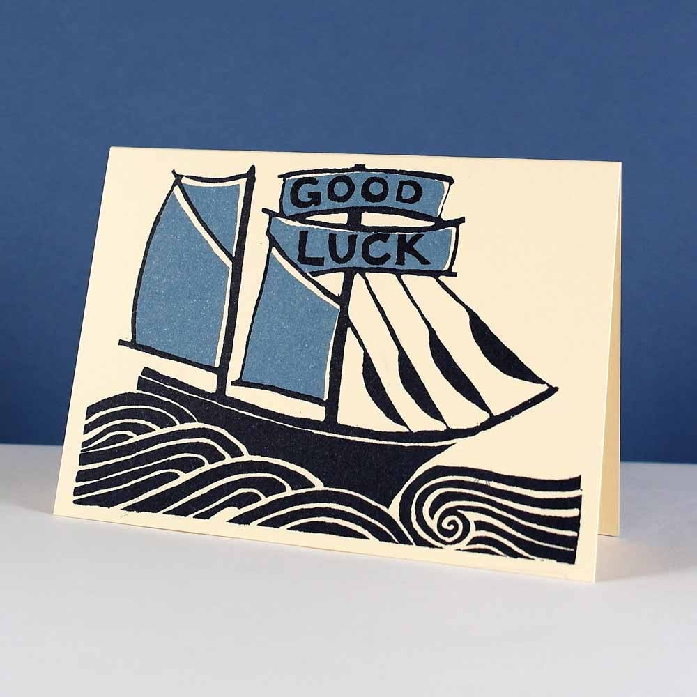 Good Luck Ship Card