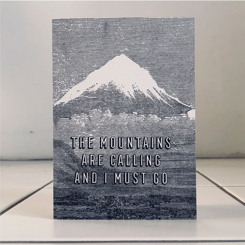 Mountains Card