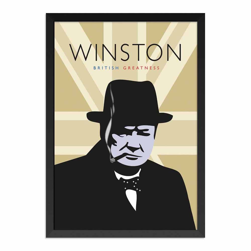 Winston Print Framed